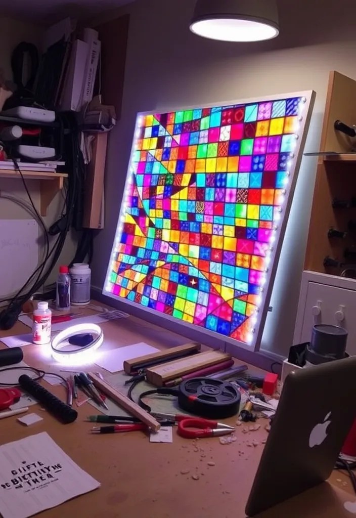 25 Unique LED Strip Lighting Art Projects That Will Inspire Your ...